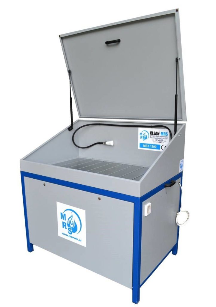 MST 1200 manual washer with cover | Workshop washers